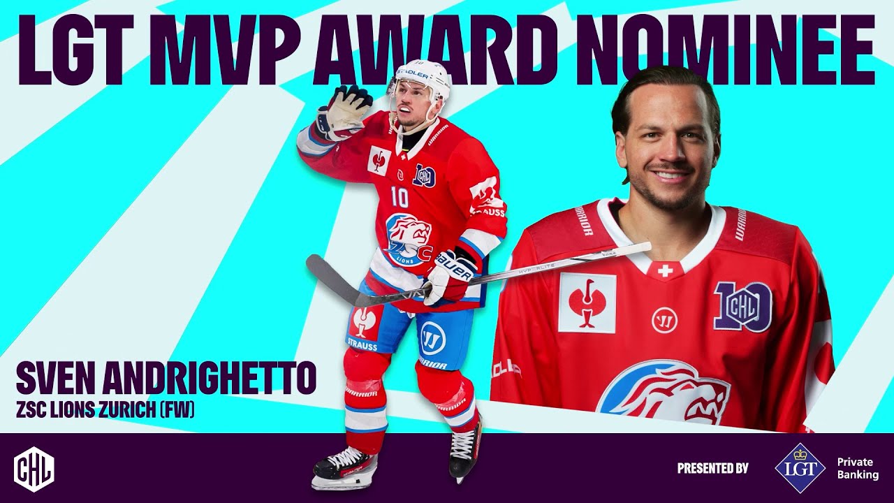 SwissHabs | Sven Andrighetto als MVP der Champions Hockey League nominiert